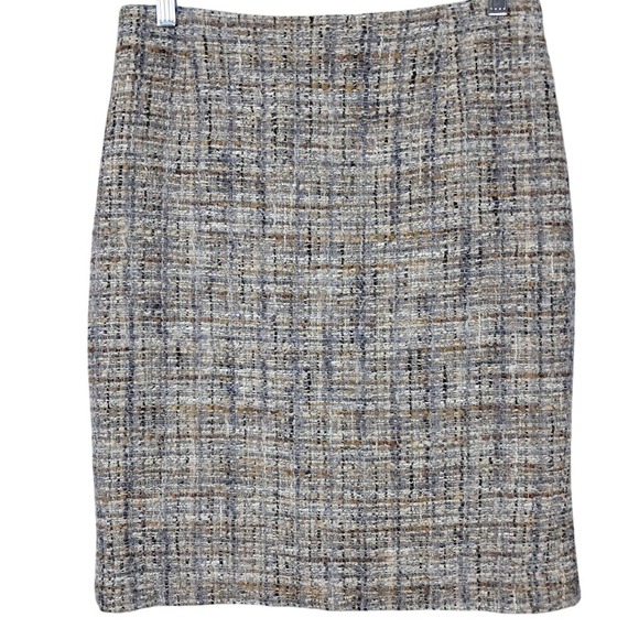 Basler | Skirts | Vintage Basler Grey Tweed Pencil Skirt Wool Blend ...